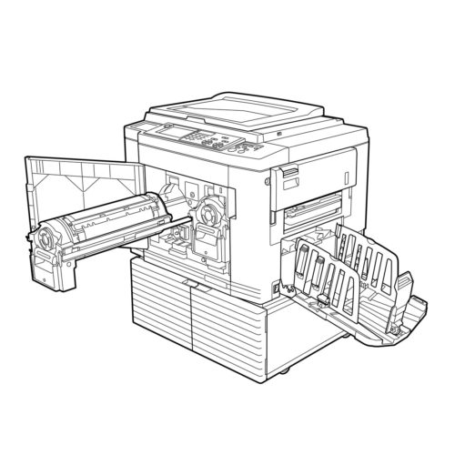 Une définition de la risographie | Atelier riso éticc